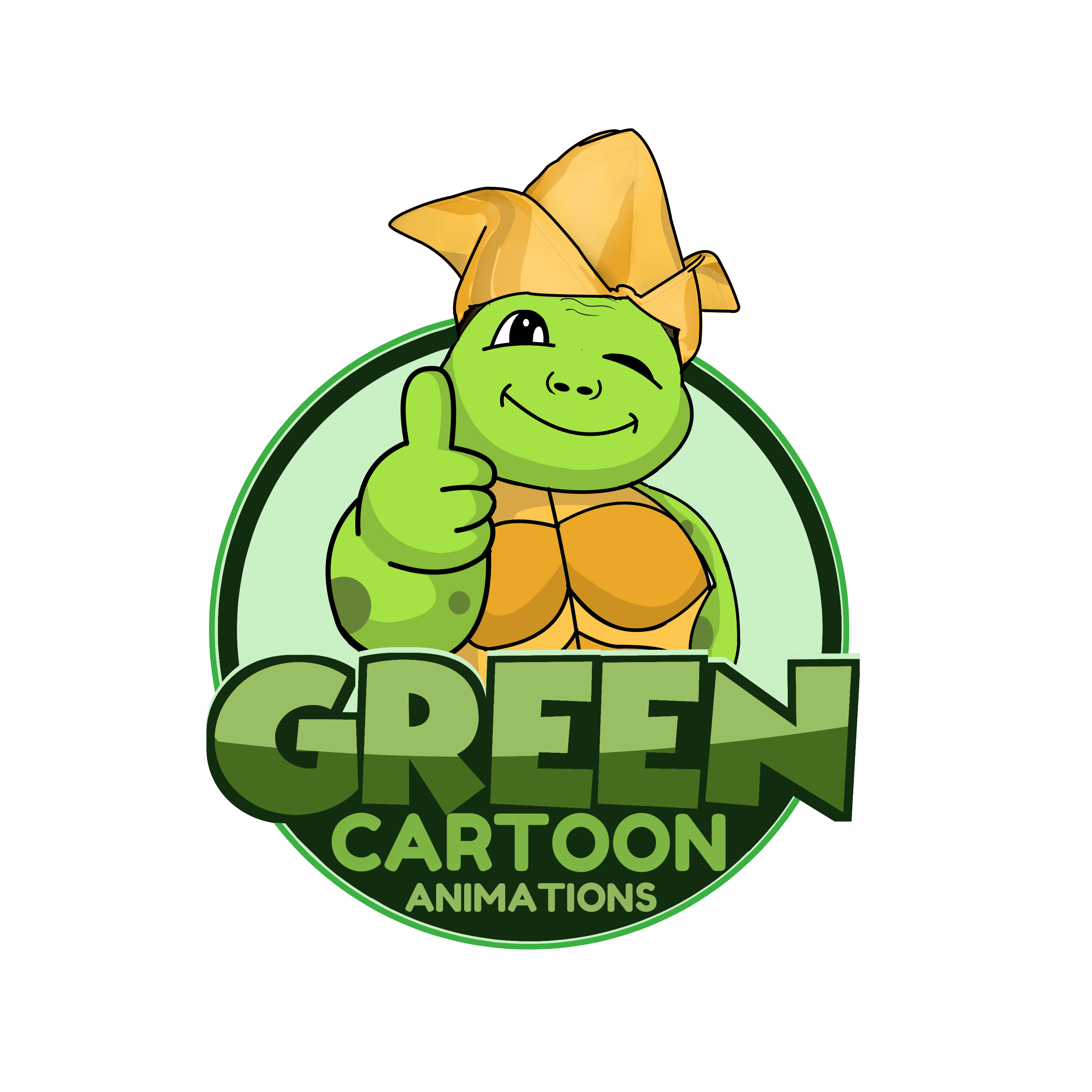 Green Cartoon Animations